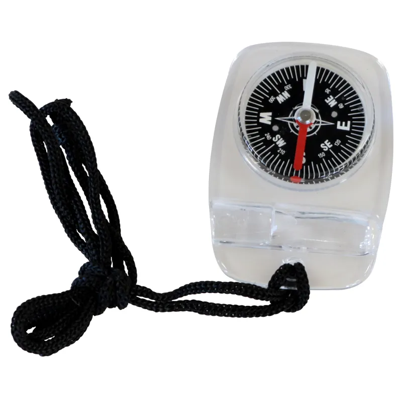 Compass with whistle store